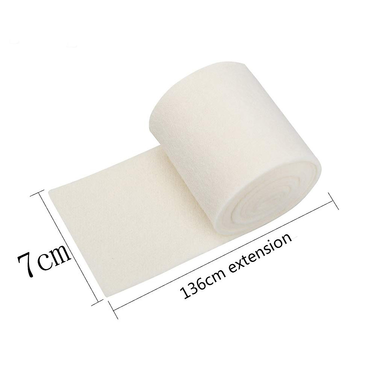 CALIDAKA Piano Muffler Piano Mute Rail Felt Strip Piano Muffler Felt Tapered Durable Soft Non-Fading for to Gradient Process, Thick Bass, High Pitch Thin, Sound Weakening