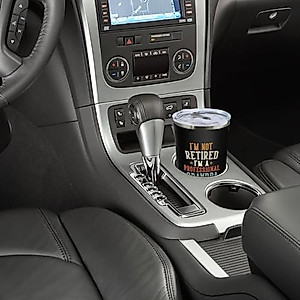 I'm Not Retired I'm A Professional Grandpa Tumblers For Ice Coffee