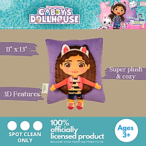 Franco DreamWorks Gabby's Dollhouse Kids Super Plush Cozy Snuggle (TM) Pillow (100% Officially Licensed Product)