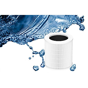 A2001 Replacement Filter Compatible with A2001 Air Purifier, 3 IN 1, H13 True Filter With Activated Carbon and Pre-Filter, 4 Pack Compared to Part #AF-2001