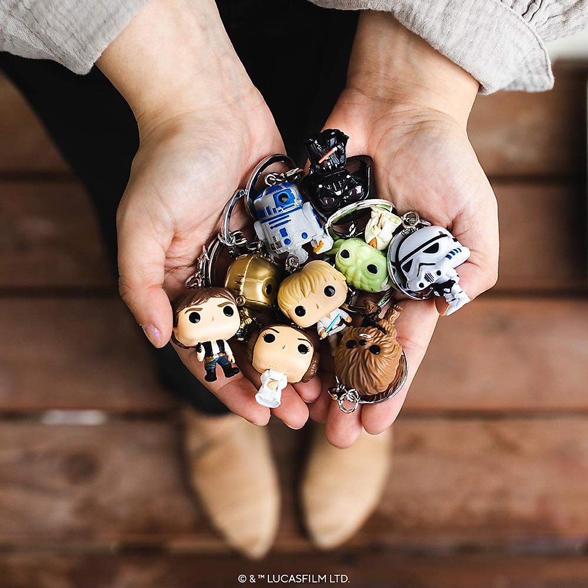 Funko POP Keychain: Star Wars - Chewbacca, Multicolor, One Size