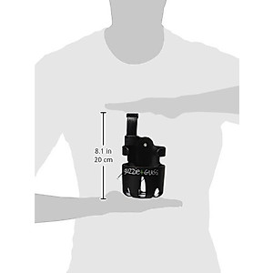 guzzie+Guss Universal Cup Holder for Strollers, Wheelchairs, Mobility Walkers, Bikes, Camping Chairs - Easy Installation - Anti-Slip Sleeve - Fits Wide Variety of Drink Containers - Pink