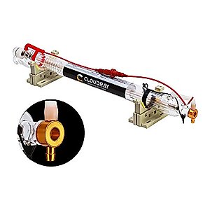 Cloudray CO2 Laser Tube 40W 45W Length 720mm Dia.50mm Glass Tube With Metal Head For 35-45W CO2 Laser Engraving Cutting Machine