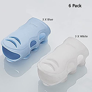 JZMYXA Suction Cup Shower Head Holder 6 Pack, Shower Head Holder Without Drilling Adhesive Mount, Shower Head Shelf for Kid Adult