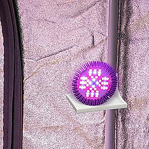 4 Packs Grow Tent Corner Shelf Grow Tent Pole Shelf Versatile Grow Tent Accessories Mounting Grow Shelf Small Grow Tent Shelf, White (3.5In-16mm)