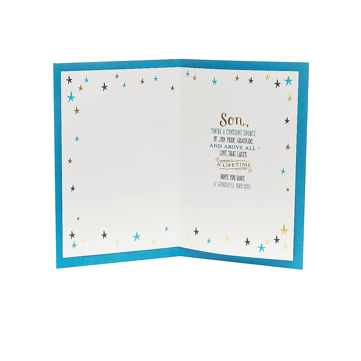 UK Greetings Son Birthday Card - Birthday Card for Him - Sentimental Birthday Card, Multi, 725900-0-1, 165x254mm