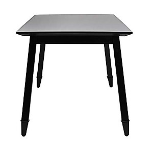 SAFAVIEH Home Collection Brayson Modern Black Rectangle Dining Table
