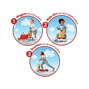 Skip Hop 3-in-1 Baby Activity Push Walker to Toddler Scooter, Daniel Tiger