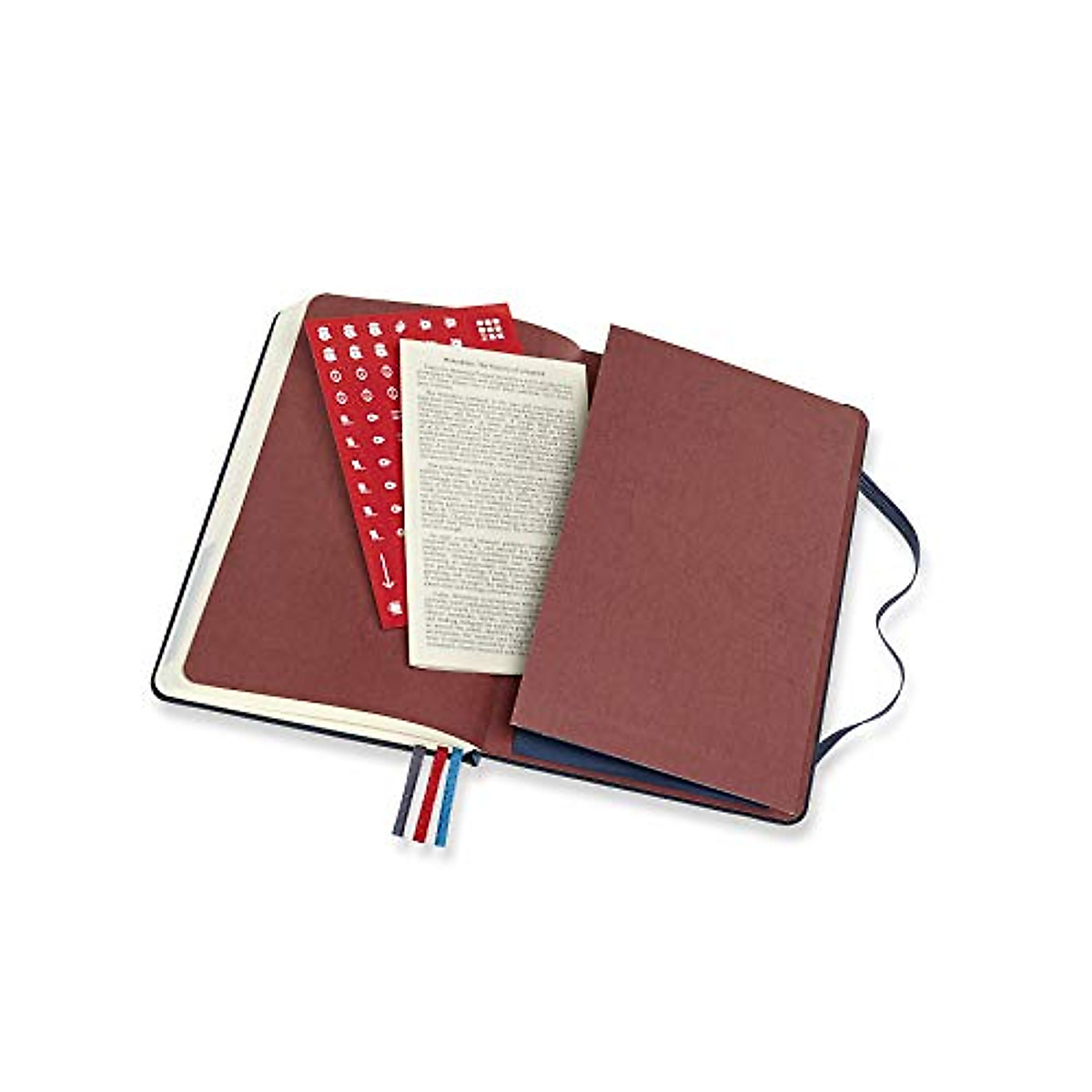 Moleskine Voyageur Notebook, Hard Cover, Medium (4.5" x 7") Ocean Blue, 208 Pages