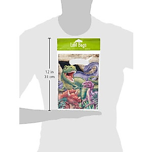 Creative Converting Dino Blast 8 Count Party Favor Loot Bags