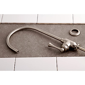 Kingston Brass KS5198BL Vintage Water Filtration Faucet, Brushed Nickel,11.13 x 6.94 x 5.81