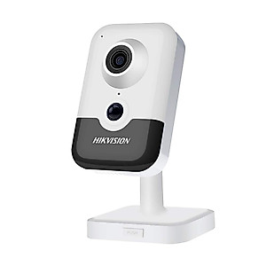 Hikvision 4MP PoE Cube Camera DS-2CD2443G0-IW, 2.8mm Lens with Build in Mic&Speaker, WiFi，Up to 128 GB SD Slot，Replacement Model for DS-2CD2442FWD-IW