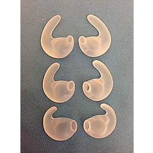 Set SML Left Right EarGels Compatible with Jawbone ERA Black Streak HD Wireless Headset Black Streak Left and Right S M L Ear Gels Bud Tip Gels Buds Tips Replacement Part
