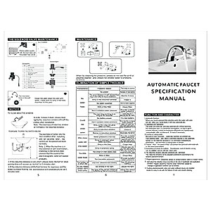Awlstar Single Hole Touchless Bathroom Sink Faucet Hands Free Kitchen Faucet Polished Chrome DC-Powered, 6*6 inches, Silver
