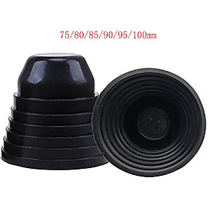 KOOMTOOM LED Headlight Dust Cover Rubber Seal Cap LED Xenon Flexible Car Headlight Dustproof Housing Shell Cap 75mm 80mm 85mm 90mm 95mm 100mm, 2 Pack