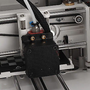 3D Printer, White High, Portable Intelligent APP Control, Small 3D Printer for Beginners (US Plug)