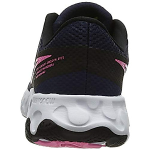 Nike Women's WMNS Renew Ride 2 Running Shoe, Blackened Blue Sunset Pulse Black Cyber, 7.5 us