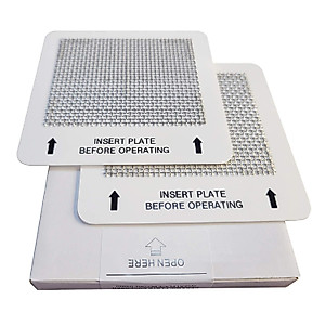 LUFUTATECH Universal Ceramic Ozone Plates for Generic Ozone Generators Washable Purification Air Purifier, 4.5" x 4.5" Inches Replacement Ozone Plates (2Pack)