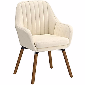 Roundhill Furniture Tuchico Contemporary Fabric Accent Chair, Arm Rest, Tan