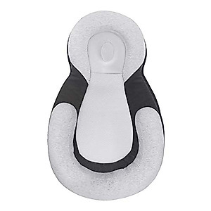 GIEFRNE Baby Bed Cover Baby Lounger Cover Baby Nest Cover Soft Cotton & Breathable Newborn Lounger Cover for 0-6 Months Adjustable Infant Floor Bed for Travel (Grey)