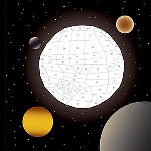 Paint by Sticker Kids: Outer Space: Create 10 Pictures One Sticker at a Time! Includes Glow-in-the-Dark Stickers