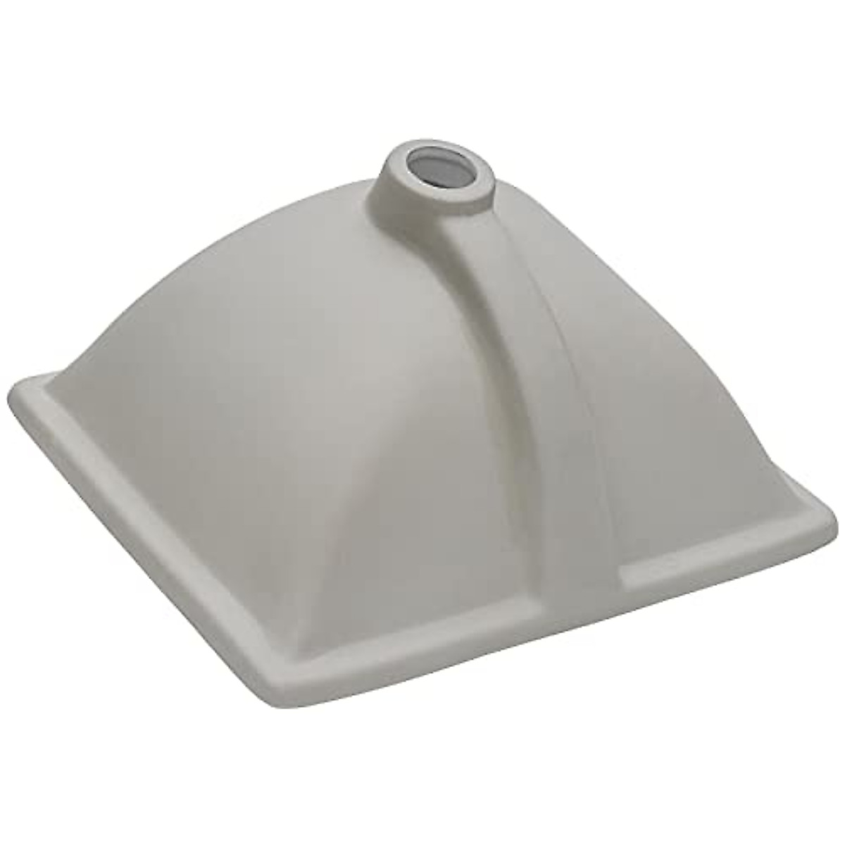 Ruvati 18 x 13 inch Undermount Bathroom Vanity Sink White Rectangular Porcelain Ceramic with Overflow - RVB0718