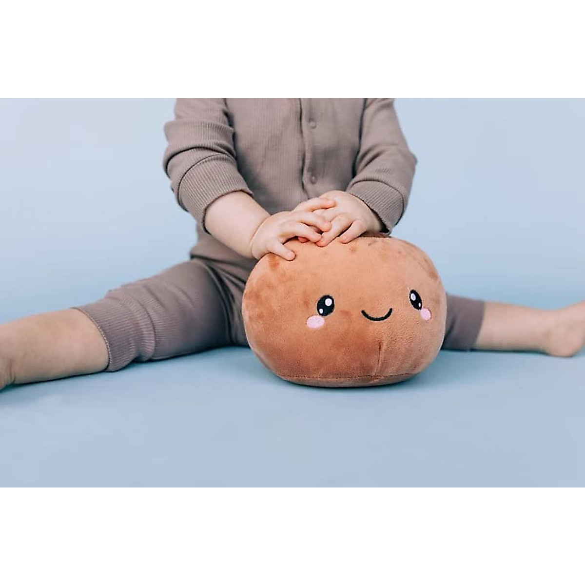 nerdbugs Breast Plush - The Breast is Yet to Come! (Brown/Tan) Breast Cancer Awareness/Breast Cancer Survivor Gift/New Mom Gift/Pregnancy Gift