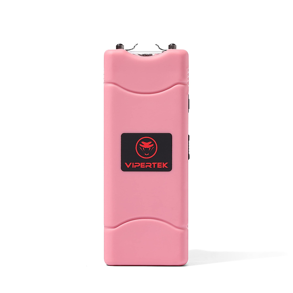 VIPERTEK VTS-881 Micro Stun Gun for Self Defense Rechargeable with LED Flashlight, Pink