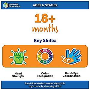 Learning Resources Spike the Fine Motor Hedgehog Sensory Tree House - 7 Pieces, Ages 18+ months Fine Motor and Sensory Toy, Toddler Educational Toys, Montessori Toys