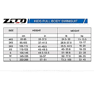 ZCCO Kids Swimsuit, Boys and Girls Full Sunsuit, UPF50+ Rash Guard Wetsuit, Swimwear