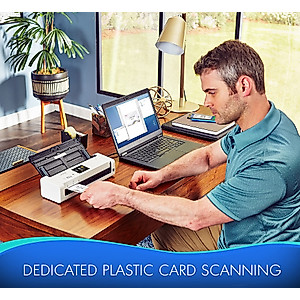 Brother Wireless Document Scanner, ADS-1700W, Fast Scan Speeds, Easy-to-Use, Ideal for Home, Home Office or On-the-Go Professionals (ADS1700W), white