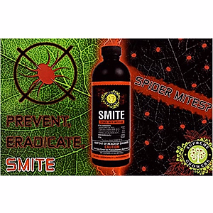 Supreme Growers Smite Spider Mite Killer, All Natural Pesticide, Non-Toxic, Biodegradable, Organic Eco Friendly Pest Control (32oz Ready to Use Spray Bottle)
