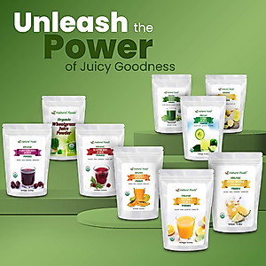 Z Natural Foods Organic Wheatgrass Juice Powder, Superfood Powder for Healthy Aging and Digestion, Ideal for Juice, Yogurt, and Smoothies, Non-GMO, Vegan, Kosher, 1 lb.