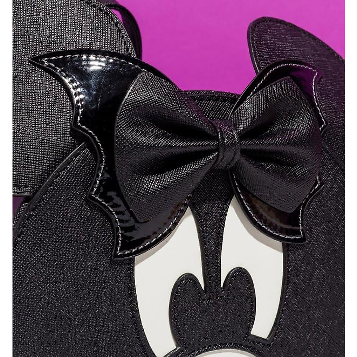 Loungefly X LASR Exclusive Disney Minnie Bat Convertible Mini Backpack - Fashion Cosplay Disneybound Cute Backpack