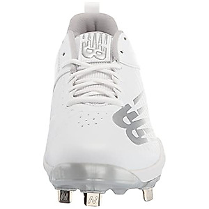 New Balance Women's FuelCell Fuse V3 Metal Softball Shoe, White/White, 8
