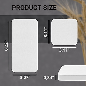 Pack of 4 Water Absorbing Stone Trays – White Fast Drying Stone Coasters for Bathroom & Kitchen Decorative Coasters Stone Diatomaceous Earth Bathroom Trays Ideal for Cups Hand Soaps Plants