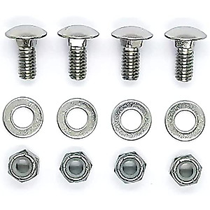 (4/Pack) 784-5581A 784-5581 Snow blowers Carriage Bolts Kits Fits MTD Cub Cadet Shave Plate Scraper Bar (5/16-18) 5/8"