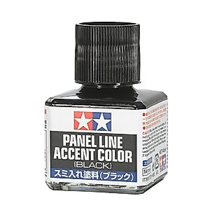 TAMIYA Panel Line Accent Color 40ml Black TAM87131 Plastics Paint Enamels
