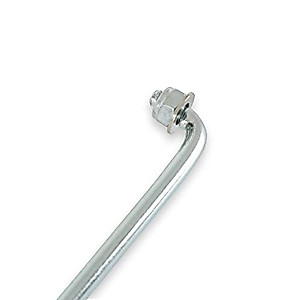 Scott Drake C5ZZ-9A702-AFT Throttle Linkage Rod Gold Zinc Plated