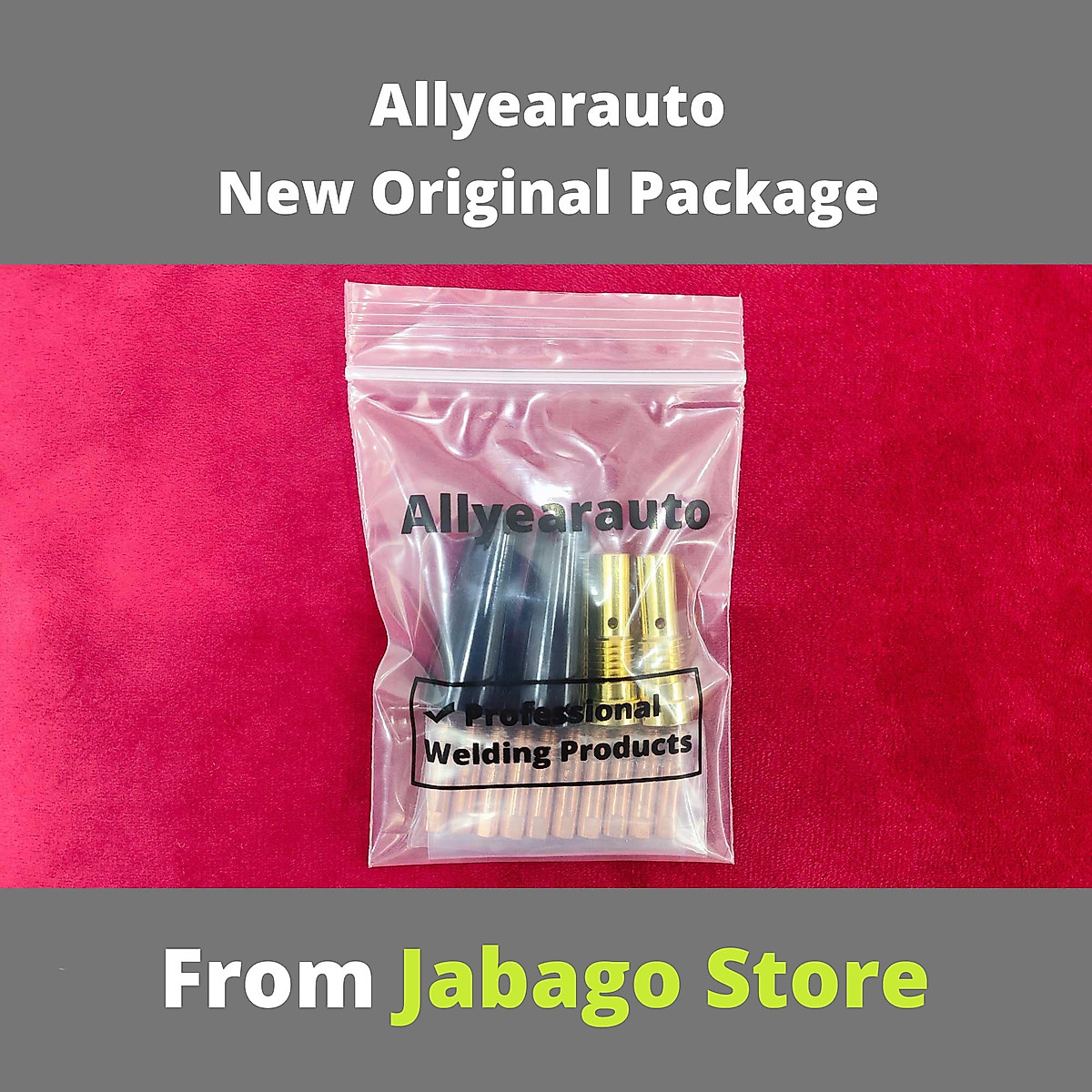 Allyearauto 14PCS Flux Core Gasless Nozzle Tips Kit K3493-1, Compatible with Century FC90/80GL | Forney Easy Weld | Titanium Easy Flux | Lincoln | Craftsman | Chicago Electric, with .030" Tips.
