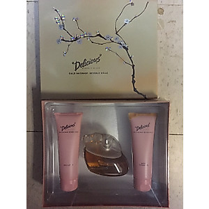 DELICIOUS 3 Piece Eau de Toilette Spray Gift Set for Women by Delicious