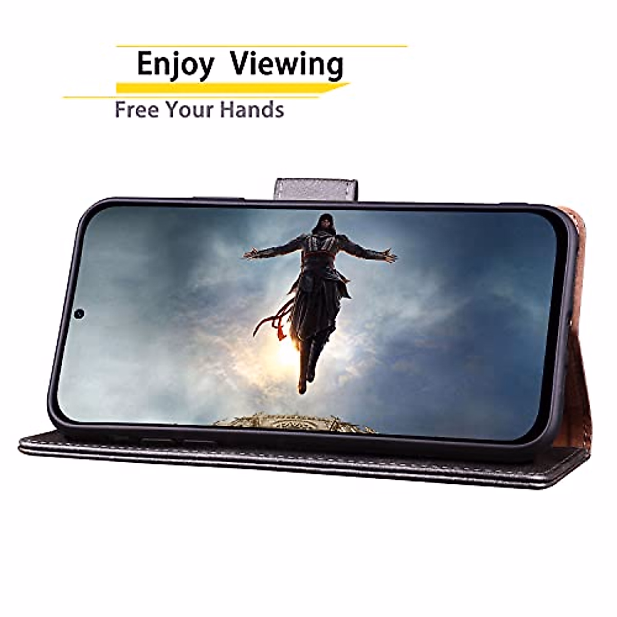 SUANPOT for Samsung Galaxy A71 5G (Non 4G Version) Leather Wallet case with RFID Credit Card Holder Flip Folio Book Phone case Cover for Samsung A71 case Wallet for Men Women Shockproof Black