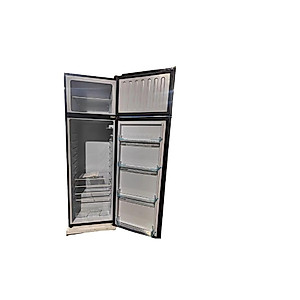 South Bend Components Commodore RV Refrigerator | Stainless Steel | 10 Cubic Feet | 12V | 2 Door Fridge (10 Cubic Ft)