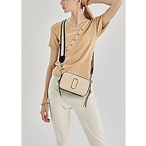 Women Crossbody camera Bags Small Shoulder PU Leather Handbags Cell Phone Purse thick strap cross bodys Clutch