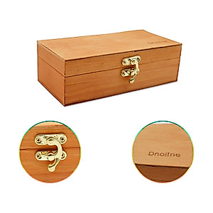 Wooden Lockable Currency Tray, Single Row Currency Tray, Cash Organizer Money Storage Box, Money Organizer for Cash (Bronze)