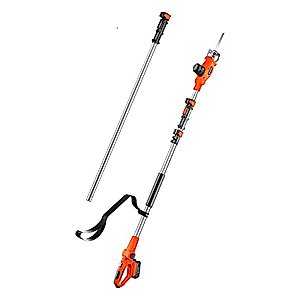Ukoke Cordless Pole Tree Pruning 8.3-Inch Blade Saw for Tree Trmming, 20V 2.0A Battery & Charger Included,UPS-01