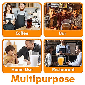 Tioncy 16 Pcs Clear Plastic Drink Pitcher Bulk 34 oz, Water Pitcher with Handle Beverage Pitchers Beer Ice Pitcher Restaurant Serving Jug for Wedding Table Xmas Party Container