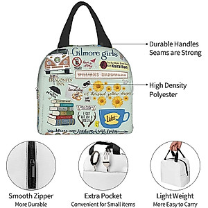 Gilmore Girls Lunch Tote Bag for Women Gifts Fashionable Collapsible Simple Modern DIY Bag Large