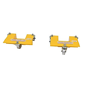 Vestil PRRJ-Dol Pallet Rack Lifting Dollies (Pack of 2),Yellow