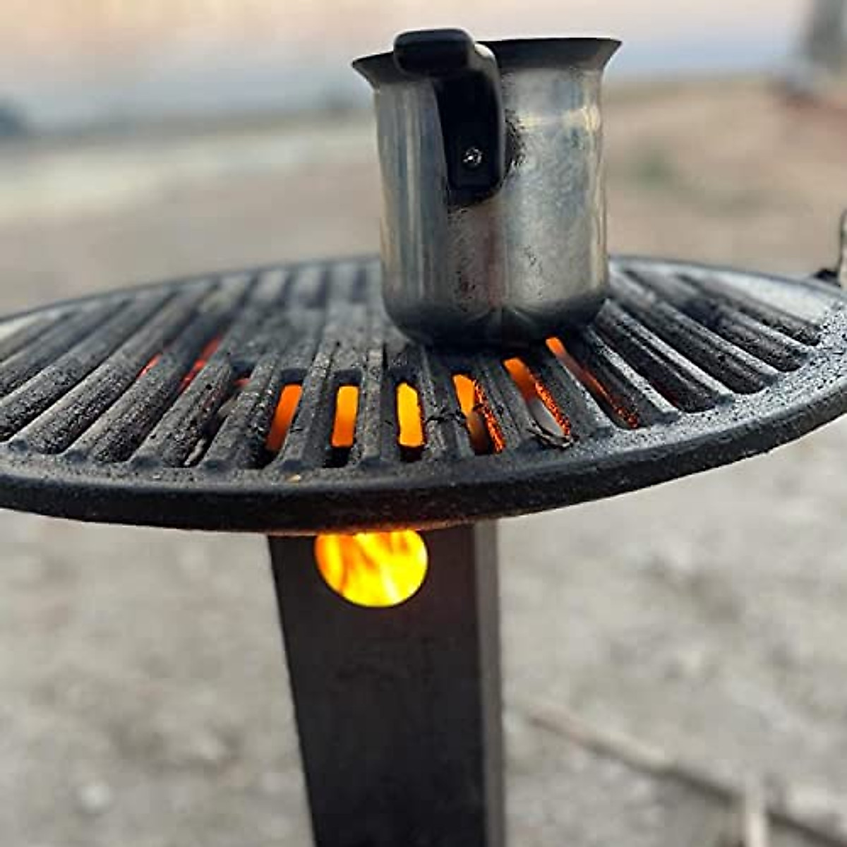 Spitfire BBQ Grill Set for Patrol Rocket Stove, Grill with cast Iron ...